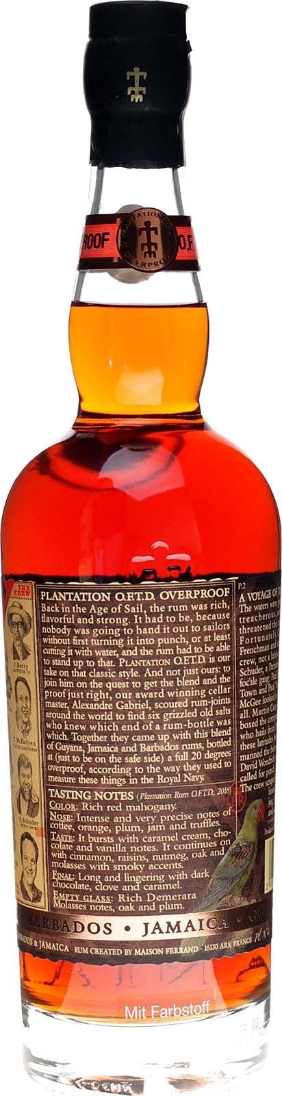 Plantation O.F.T.D. Overproof Rum aus der Karibik