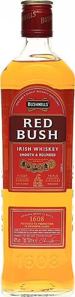 Bushmills Red Bush Irish Whiskey, Bushmills White Label