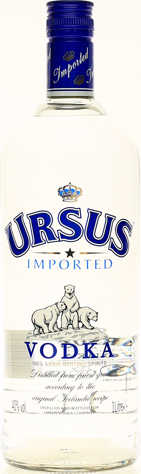 Ursus Vodka klar und rein.