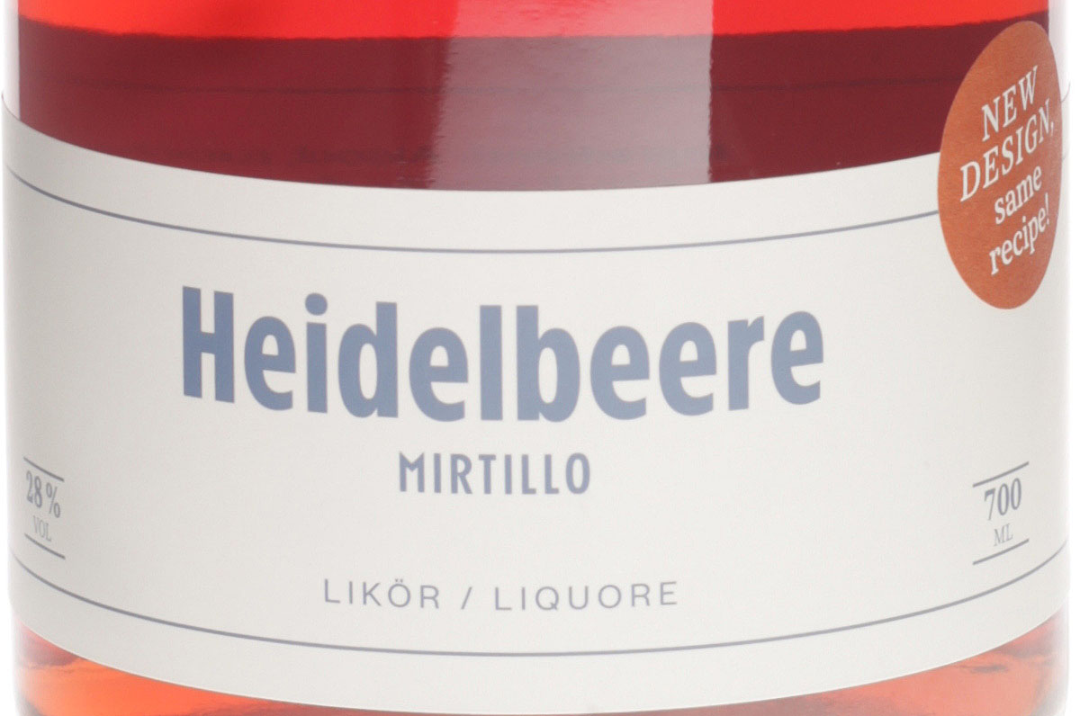 Unterthurner Heidelbeere Likör hier bei uns im Shop