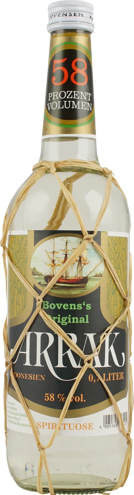 Bovens Original Arrak hier bei uns im Onlineshop