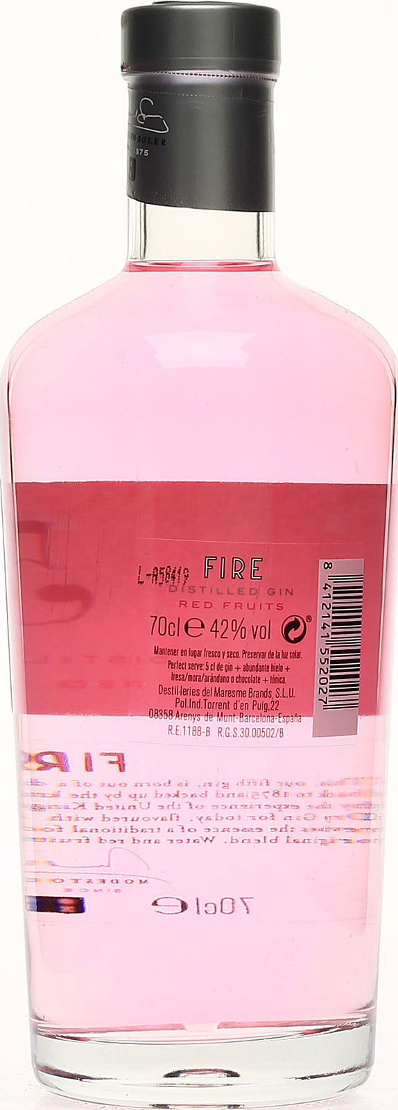 5th Fire Pink Gin, fruchtiger Gin aus Spanien