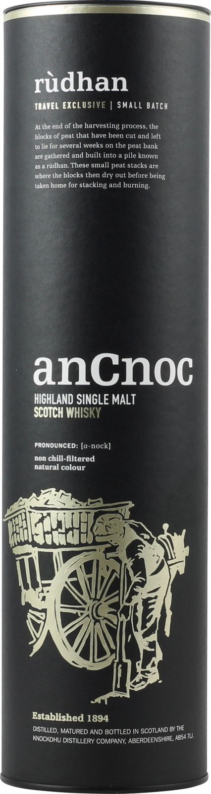 AnCnoc Rudhan 1 Liter 46 % Vol., Single Malt