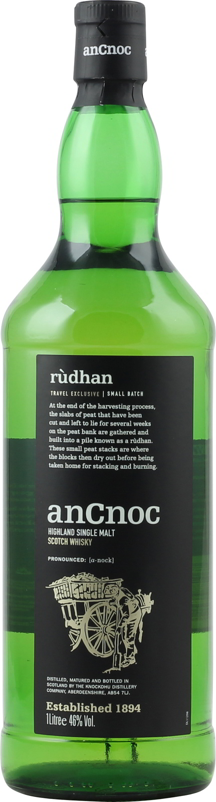 AnCnoc Rudhan 1 Liter 46 % Vol., Single Malt