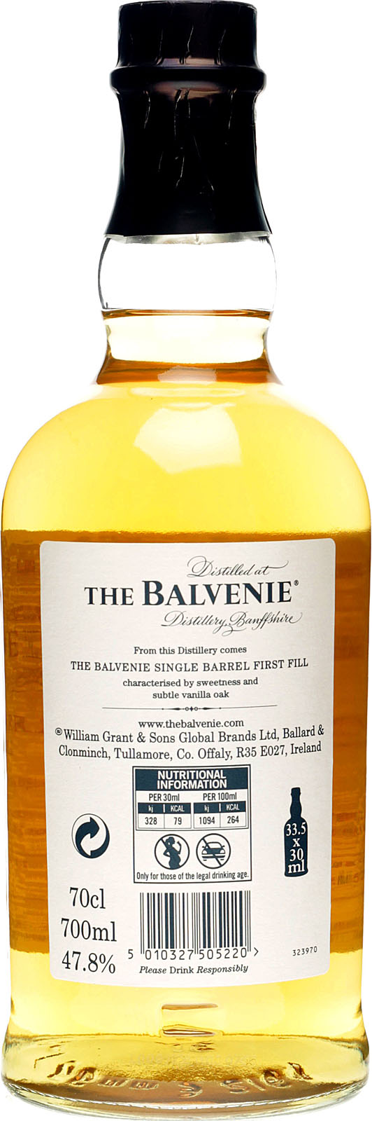 Balvenie 12 Jahre First Fill Single Barrel mit 47,8 % V