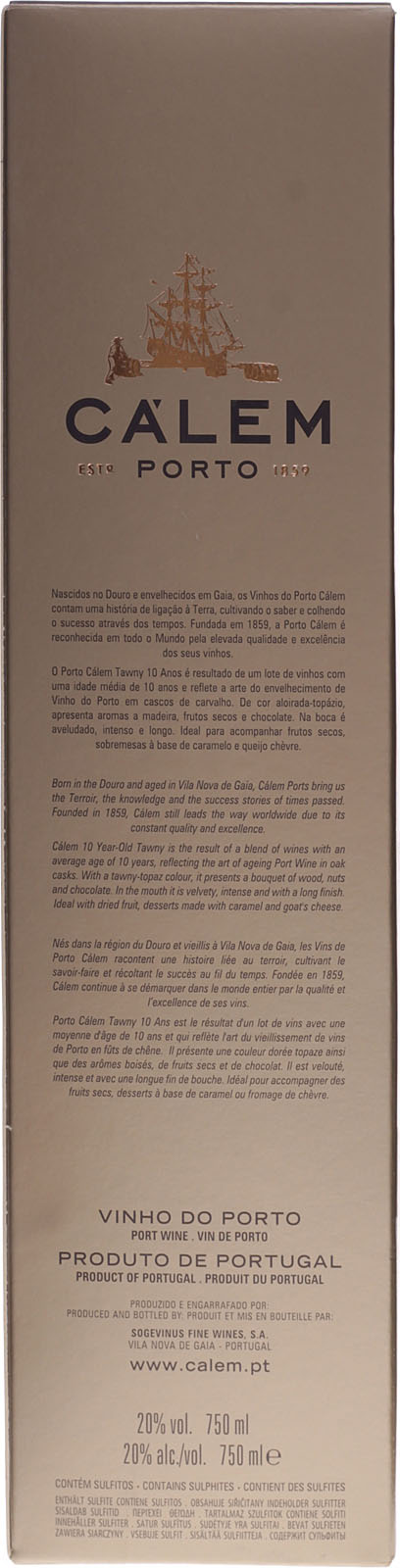 Calem Old Port 10 Jahre, mit vielen Preisen ausgezeichn