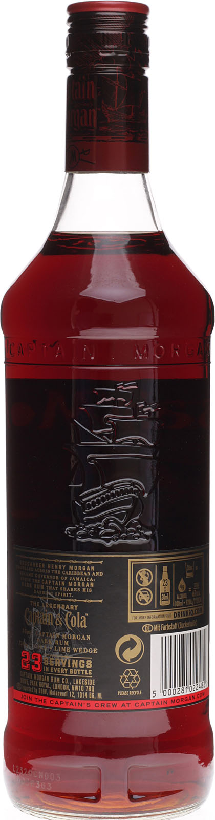Captain Morgan Dark Rum 0,7 Liter 40 % Vol., online