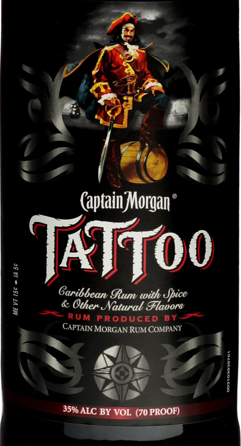 Captain Morgan Tattoo aus Puerto Rico hier im Shop