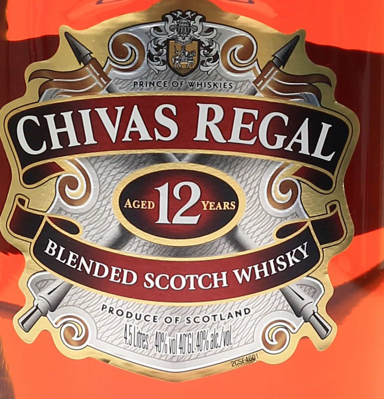 Chivas Regal 12 Jahre in der großen 4,5 Liter Flasche o