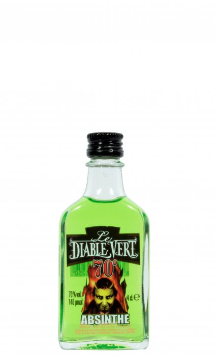 Diable Absinth Grün Absinth Miniatur hier im Shop