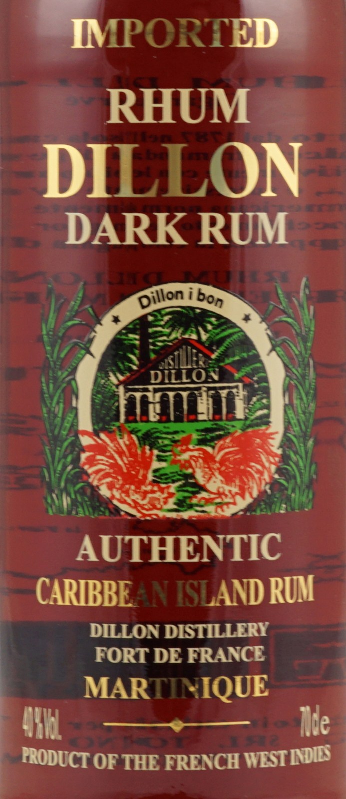 Dillon Cigar Reserve Dark Rum Martinique