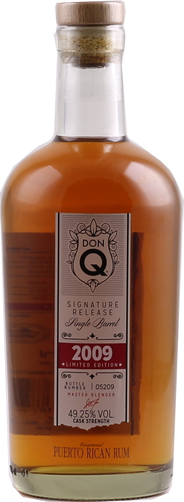 Don Q Single Barrel Rum Limited Edition 2009, selten