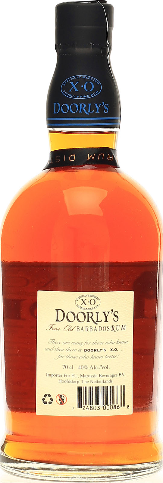 Doorlys XO Rum Barbados, karibischen Rum