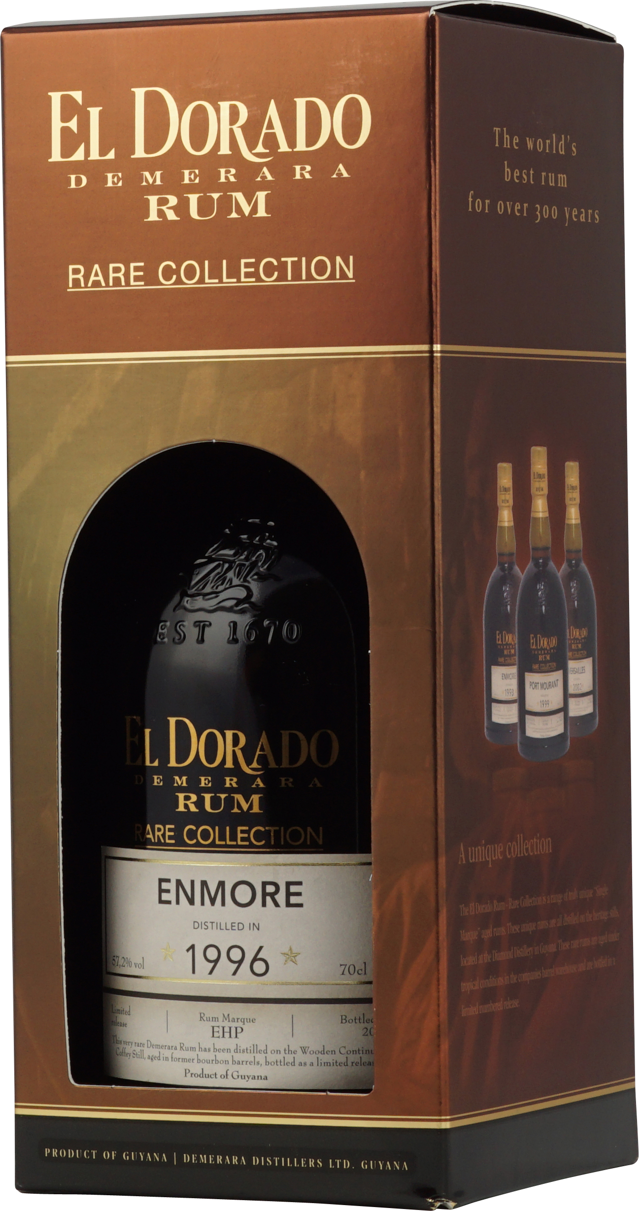 El Dorado Enmore Rum von 1996 im Guyana Rum Online Shop