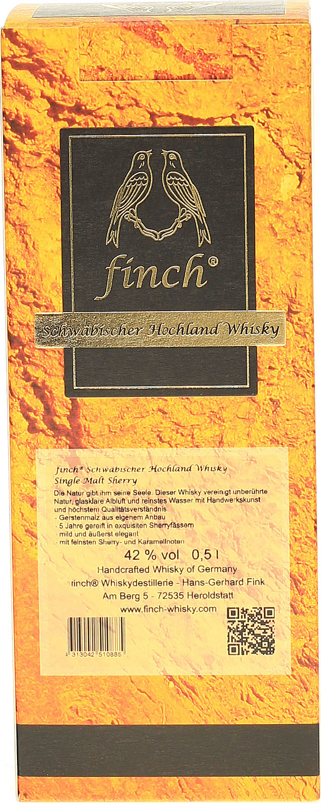 Finch Fine Selection Single Malt Whisky Sherry mit 42 % hier kaufen
