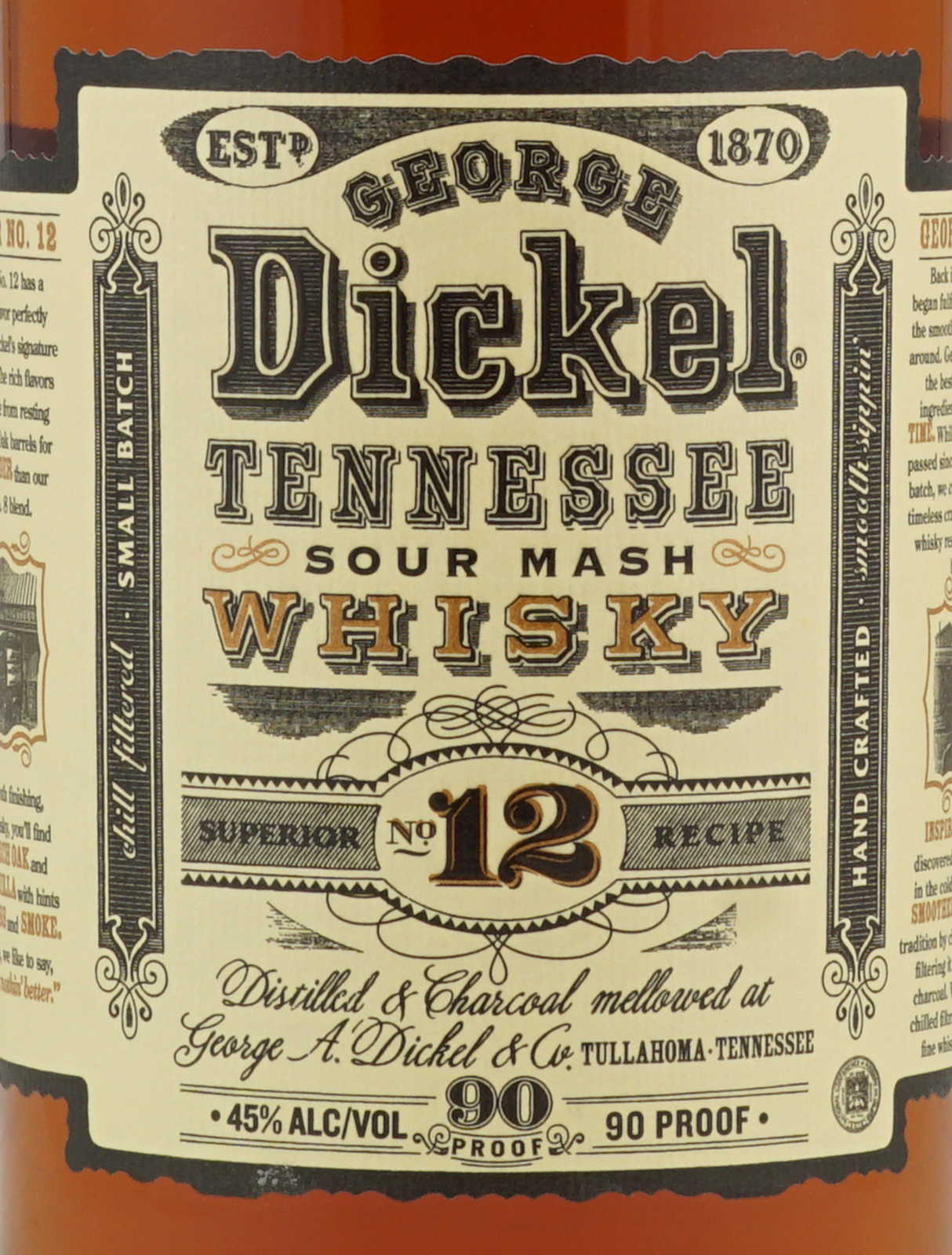 George Dickel No 12 1 Liter 45 % Vol. - Tennessee Whis