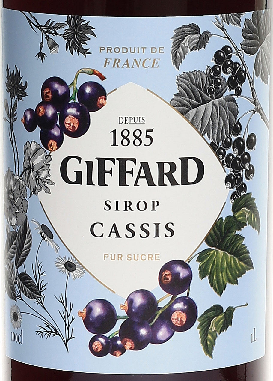 Giffard Cassis (Schwarze Johannisbeere) Sirup 1 Liter