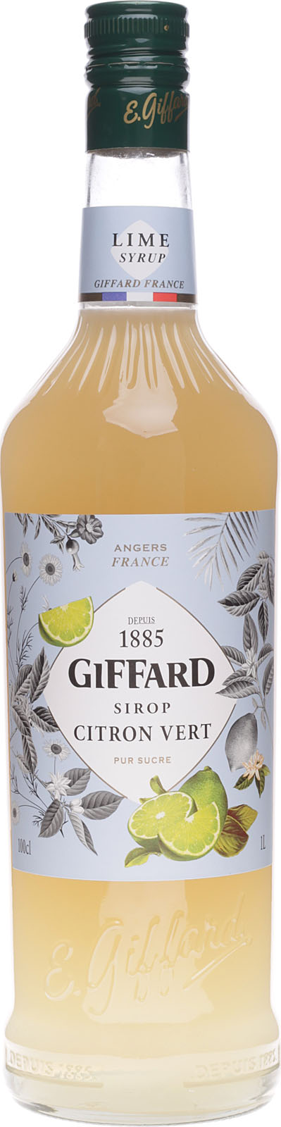 Giffard Limetten (Citron Verte, Lime) Sirup 1 Liter, on