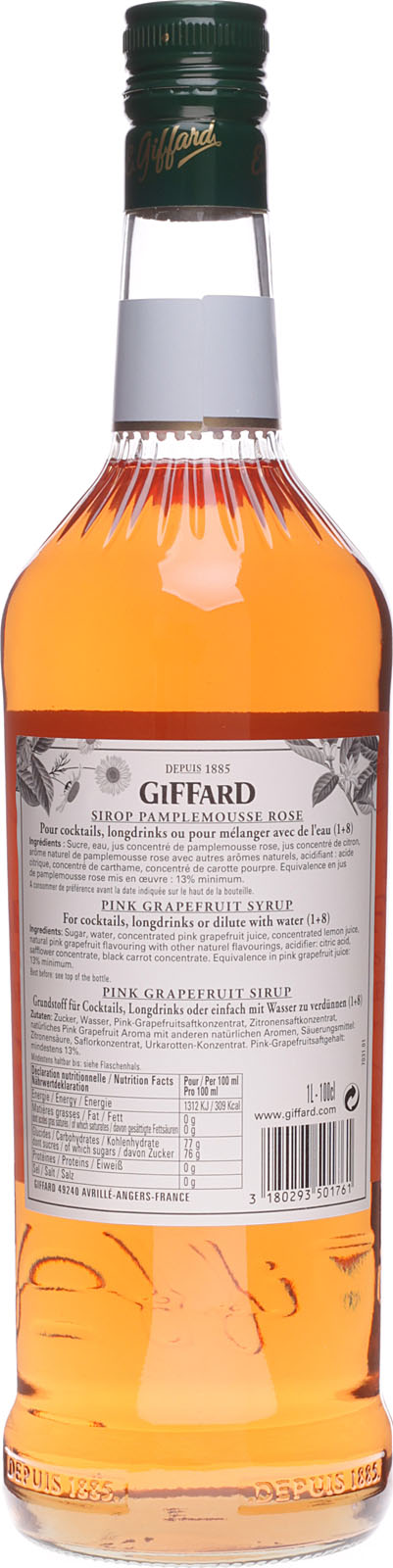 Giffard Pink Grapefruit (Pamplemousse Rose) Sirup