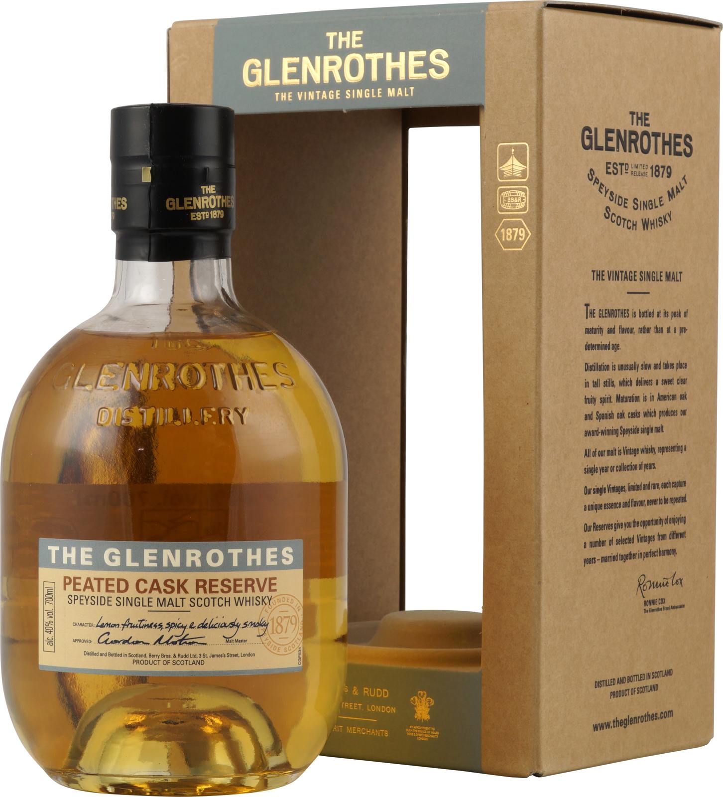Glenrothes Peated Cask Reserve ein Vintage 1992 Malt au