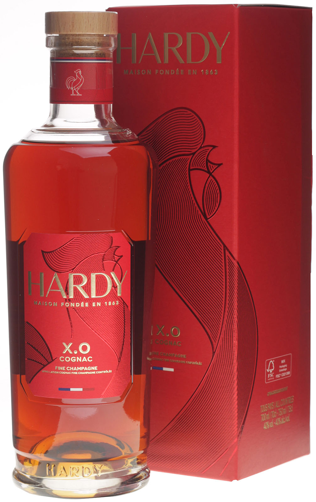 Hardy Cognac XO Fine Champagne - Extra Feiner XO Cognac