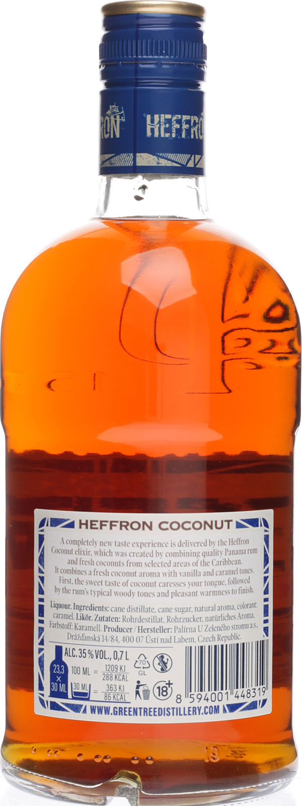 Heffron Panama Elixir Coconut mit 0,7 Liter im Shop