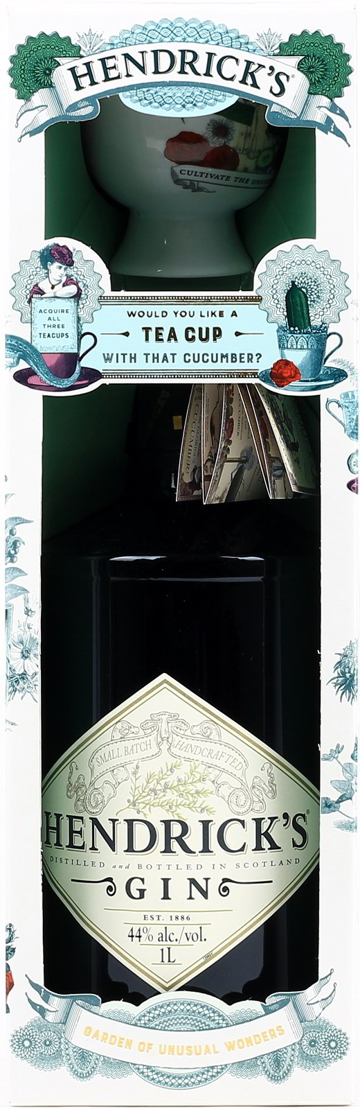 Hendricks Gin 1000 ml Tasse Set - Diesen tollen Gin gib