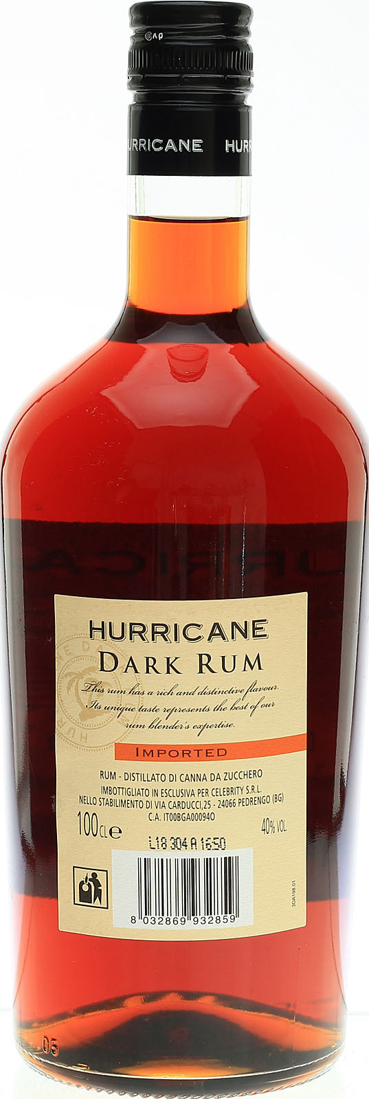 Hurricane Dark Rum aus Jamaika hier bei uns im Shop