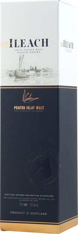 Ileach Peated Islay Whisky mit 0,7 L - 1.100 Whisky im