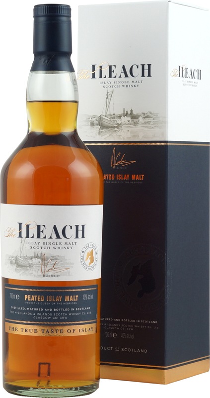 Ileach Peated Islay Whisky mit 0,7 L - 1.100 Whisky im