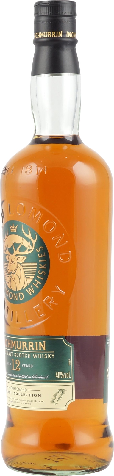 Inchmurrin 12 Jahre 0,7l mit 46% Vol. - mehr Whiskys be