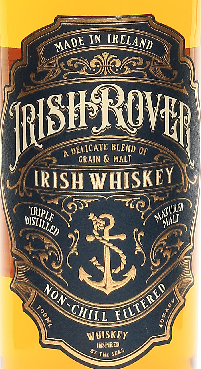 Irish Rover Whiskey, hochwertiger Blend aus dem Südwest