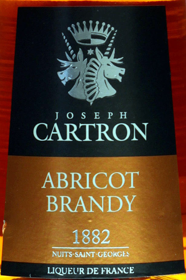 Joseph Cartron Liqueur D´Abricot Brandy Aprikosenlikör
