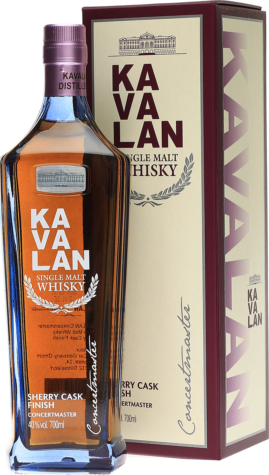 Kavalan Concertmaster Sherry Cask Finish, eleganter und