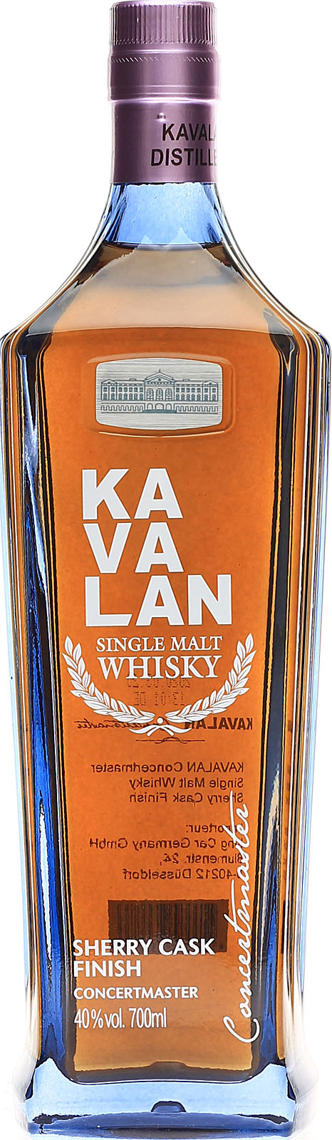 Kavalan Concertmaster Sherry Cask Finish, eleganter und