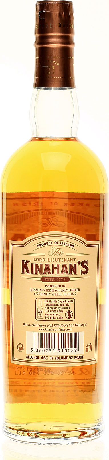 Kinahans Small Batch Irish Whiskey hier im Shop