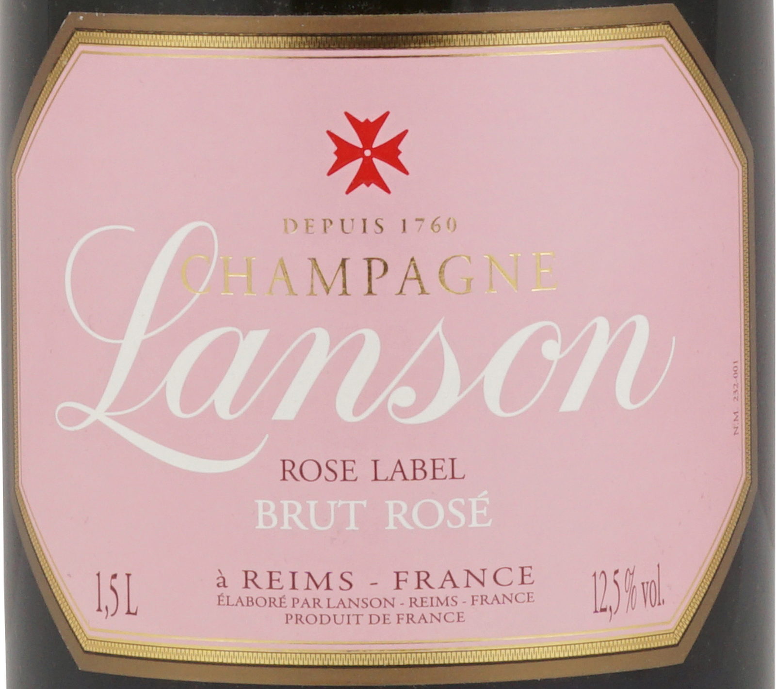 Lanson Champagne Rose in der Magnum Flasche