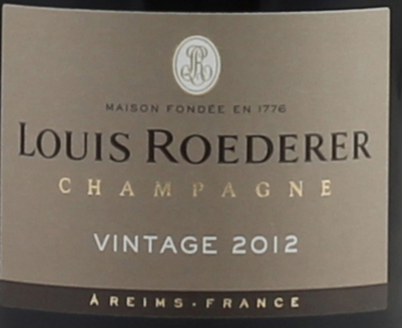 Louis Roederer Champagner Brut 2012, elegant