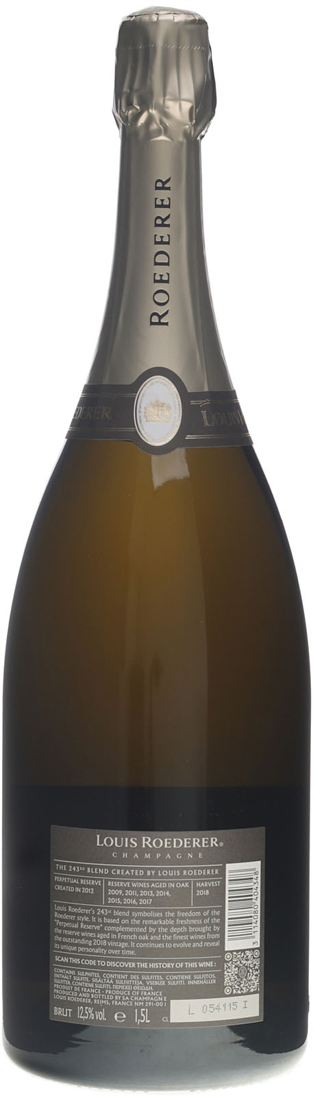 Louis Roederer Champagner Collection Brut 243 1,5 Liter