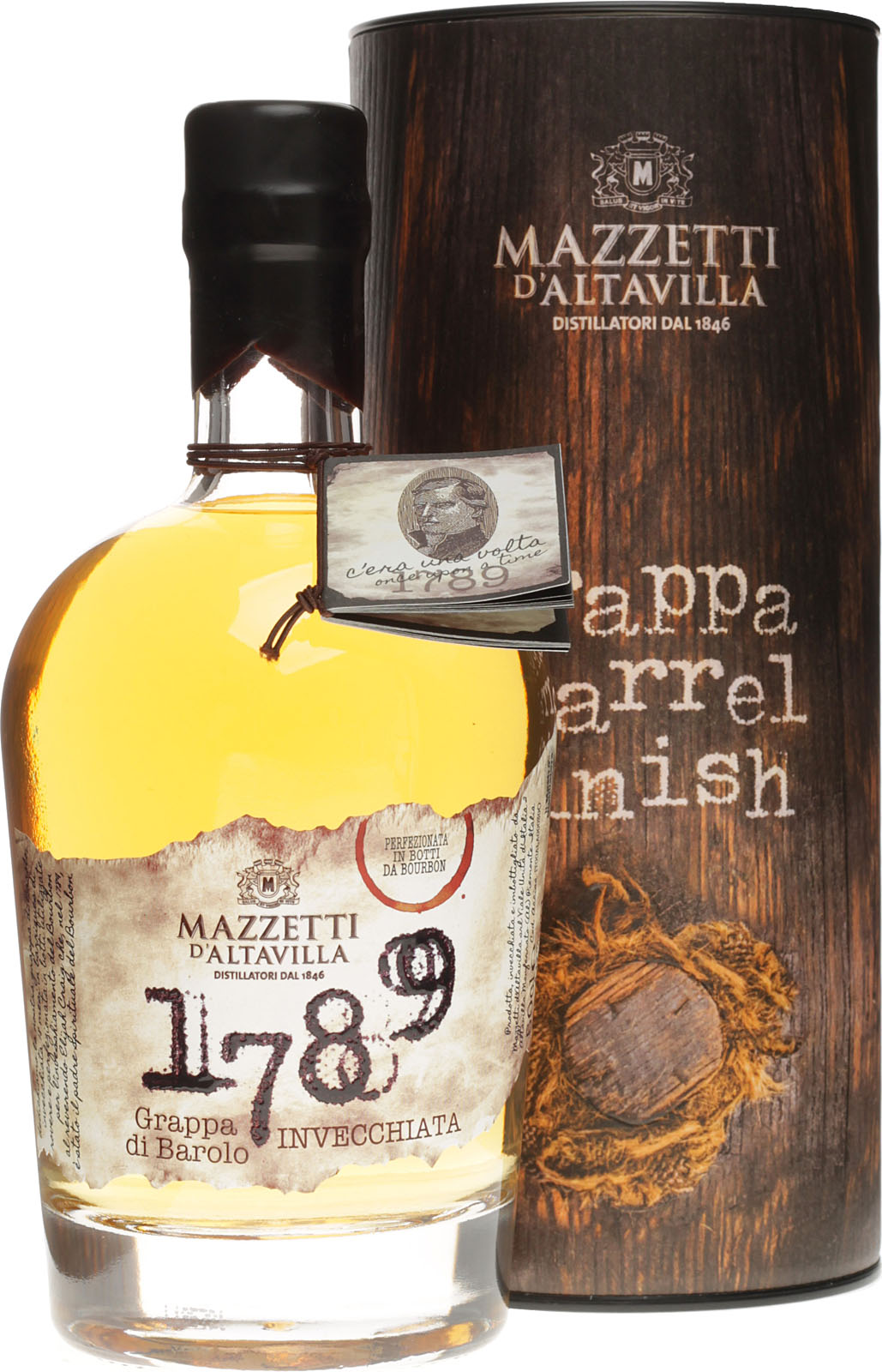 Mazzetti d´Altavilla 1789 Grappa Barolo Bourbon Cask