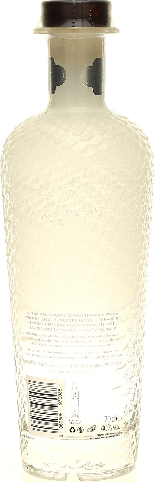 Mermaid Sea Salt Vodka mit einem Hauch von Meer im Shop