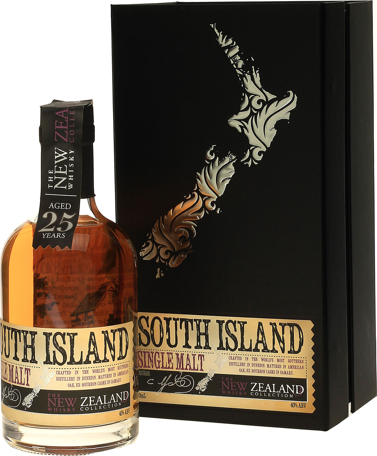 New Zealand 25 Jahre South Island Single Malt Whisky im