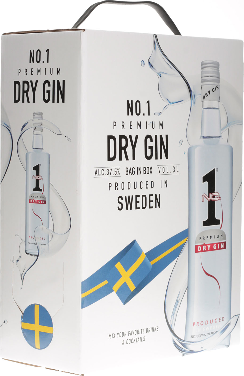 No. 1 Premium Gin Bag in Box 3 Liter 37,5 % Vol. im Sho