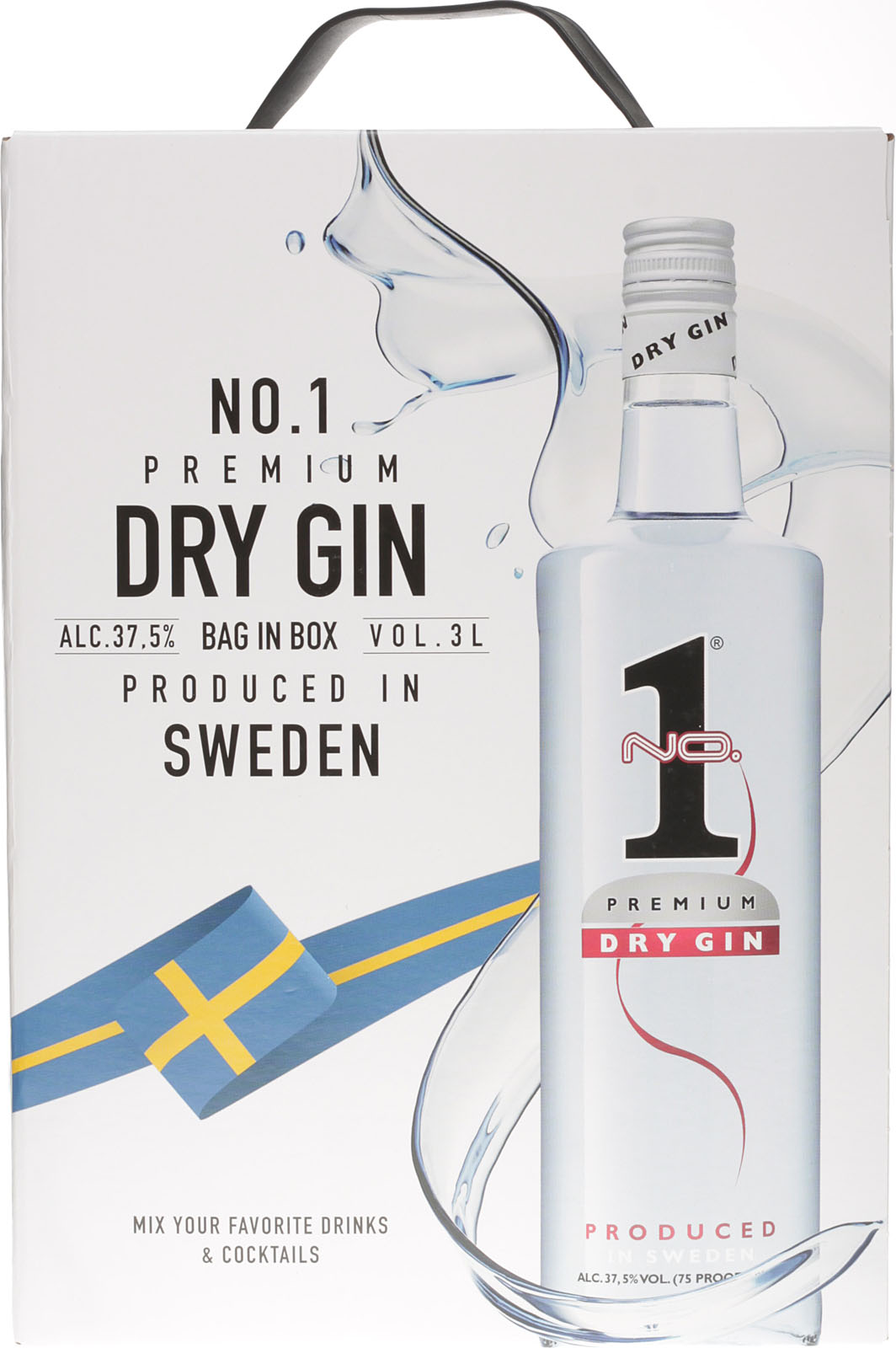 No. 1 Premium Gin Bag in Box 3 Liter 37,5 % Vol. im Sho