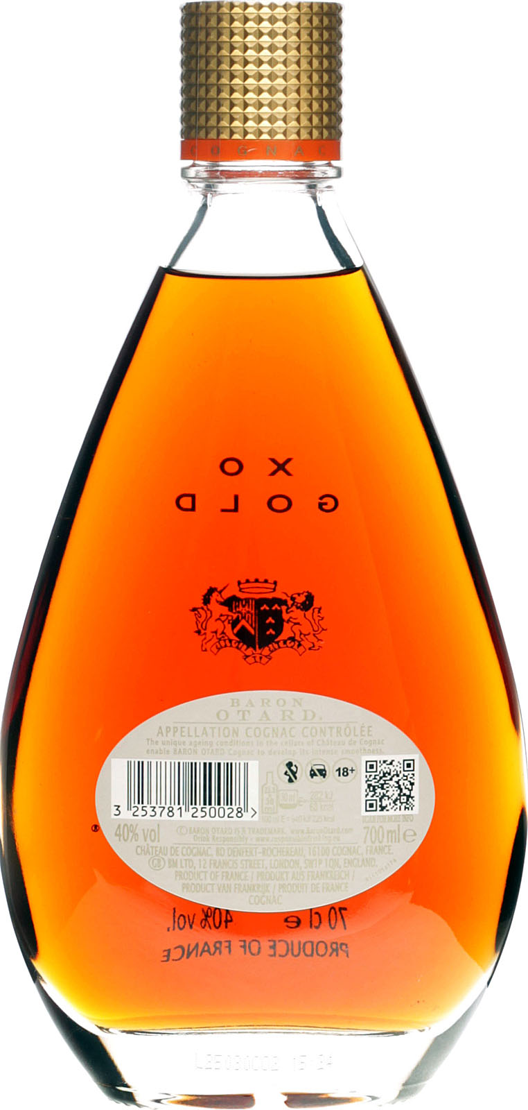 Otard XO Gold Cognac 0,7 L 40 % Vol. sehr günstiger XO