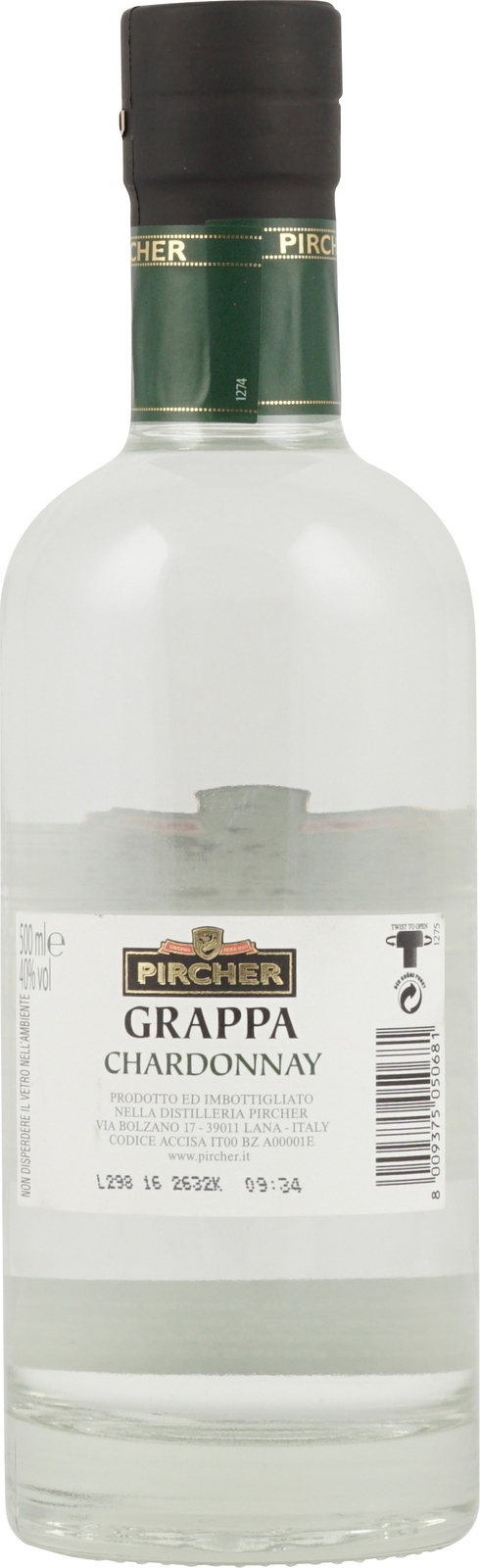Pircher Grappa Chardonnay hier im Shop kaufen