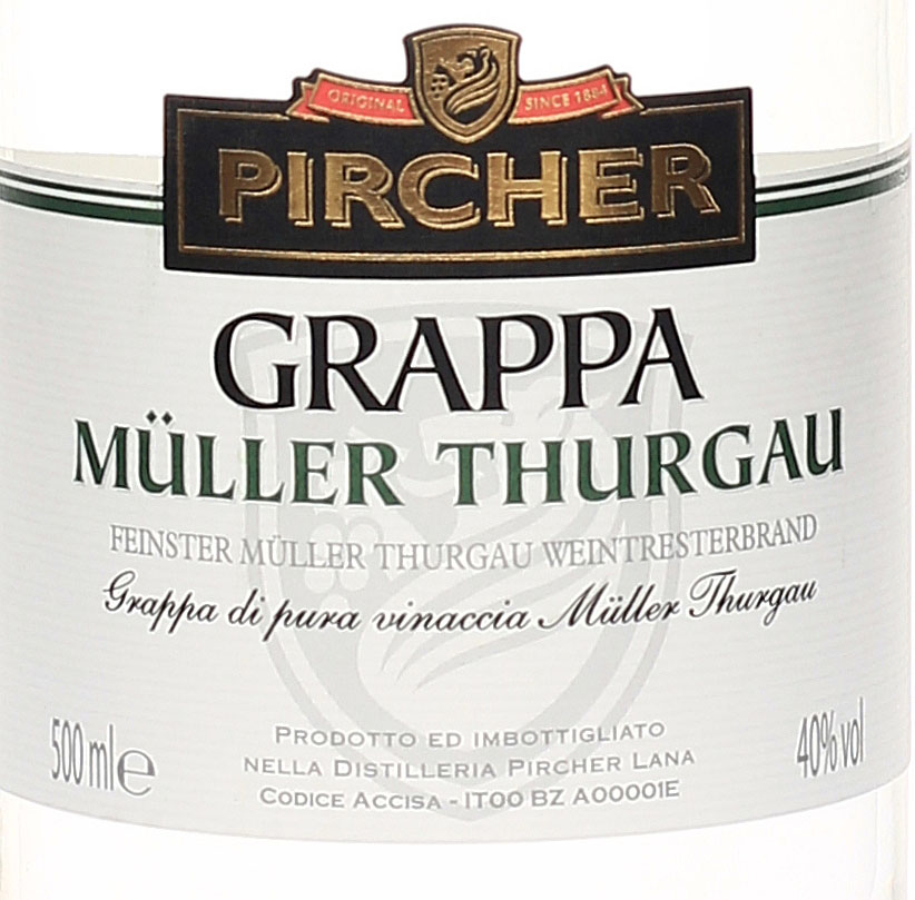 Pircher Grappa Müller-Thurgau im Online Shop