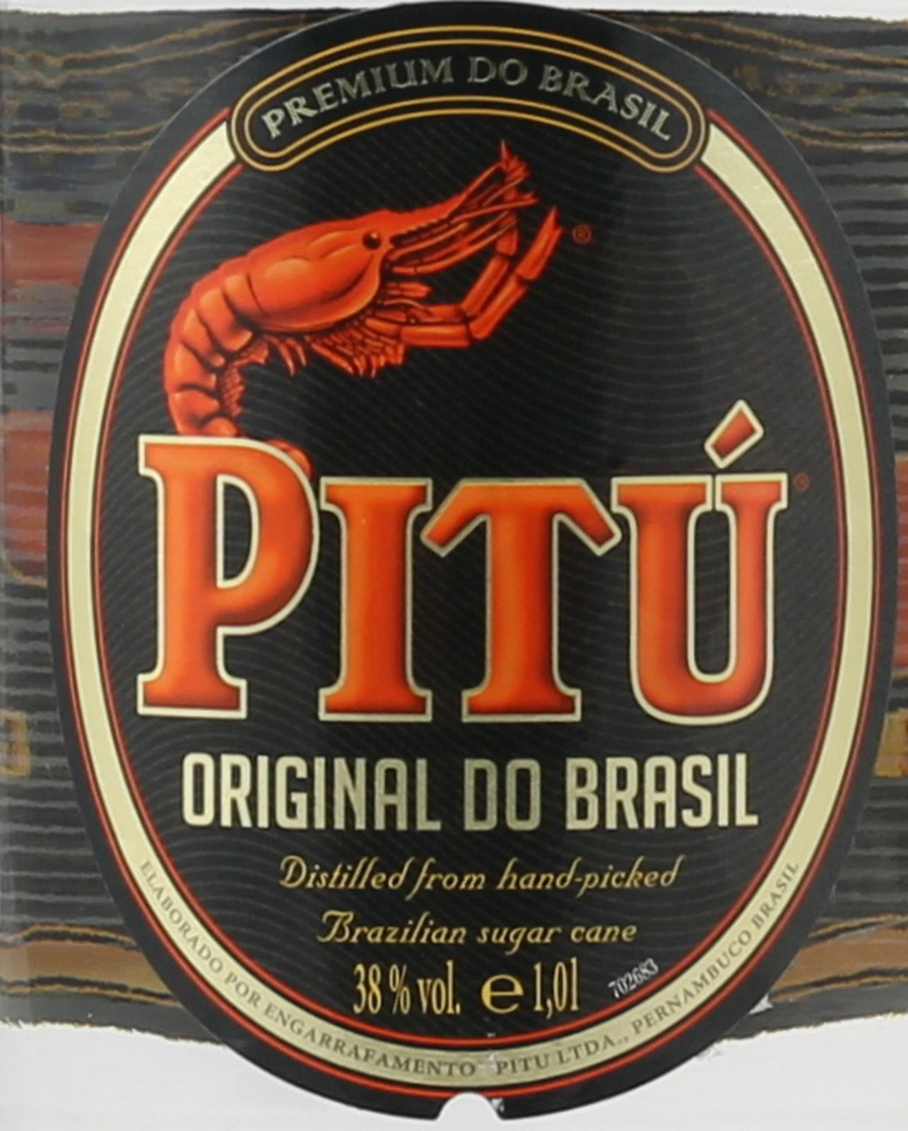 Pitu Cachaca 1 Liter 38 % Vol., Sommerspirituose