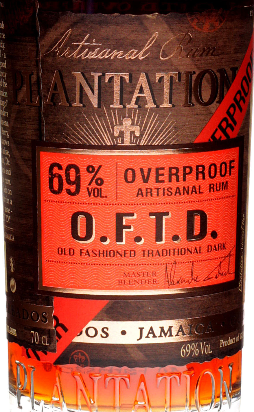 Plantation O.F.T.D. Overproof Rum aus der Karibik
