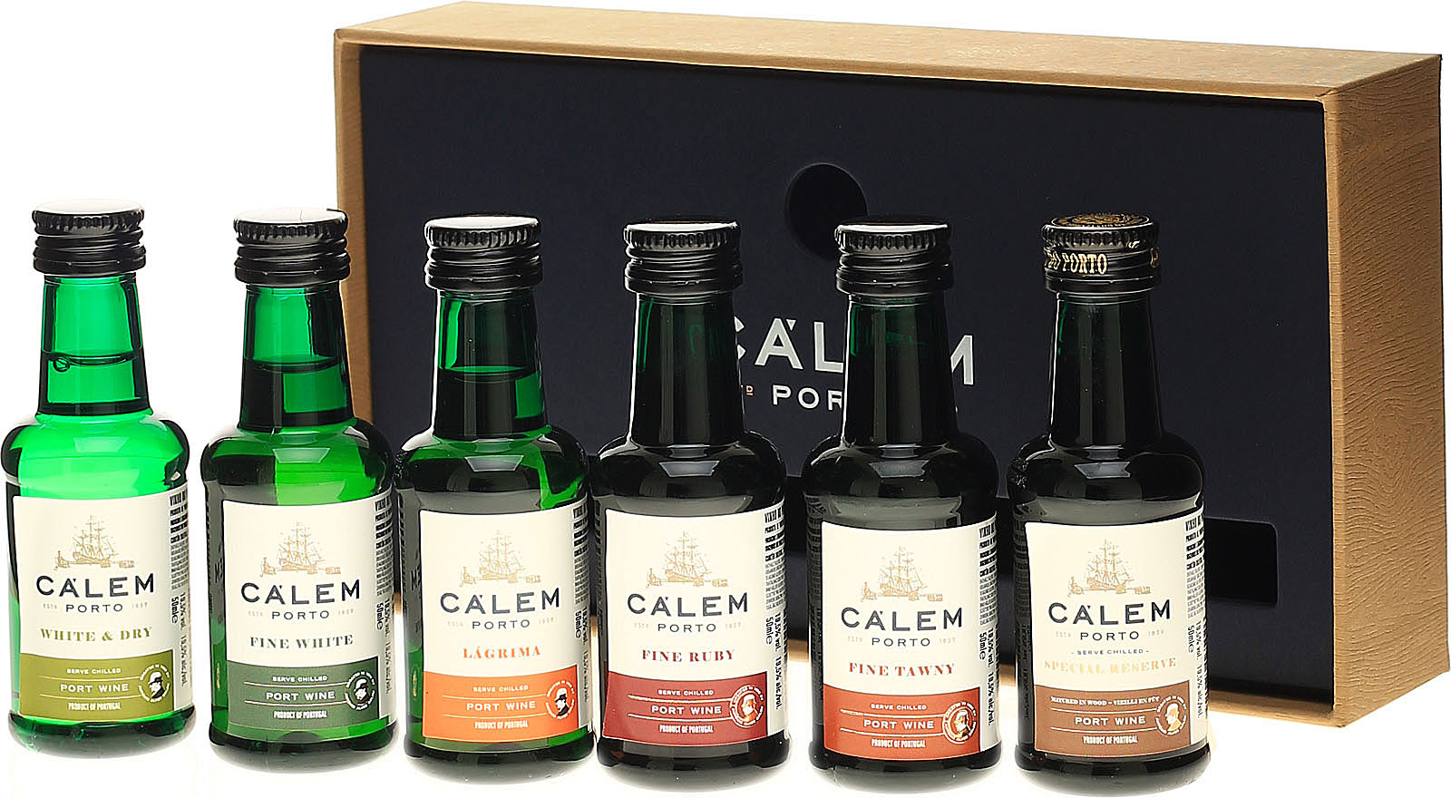 Porto Calem Portwein Miniaturen Set 6 x 50 ml